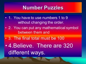 Puzzling number Puzzles | Maths IS Fun!